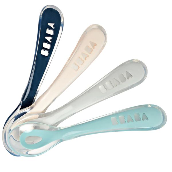Beaba 2nd Age Soft Silicone Spoons (Set of 4) – Baby Kingdom