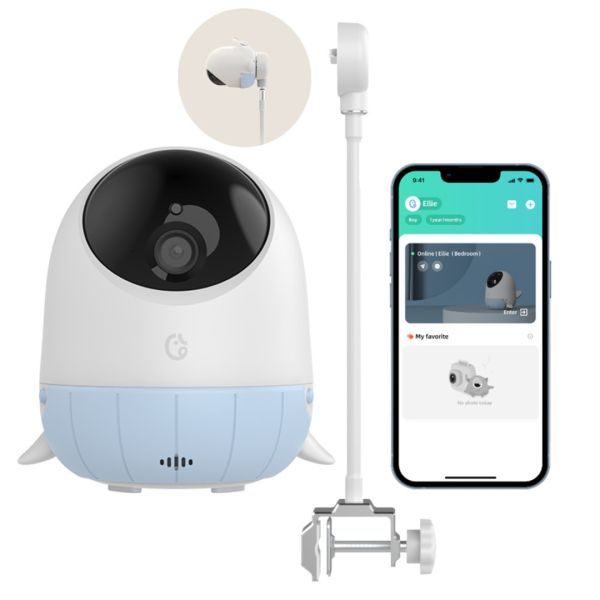 Ellie Baby Pro Baby Camera Blue – Baby Kingdom